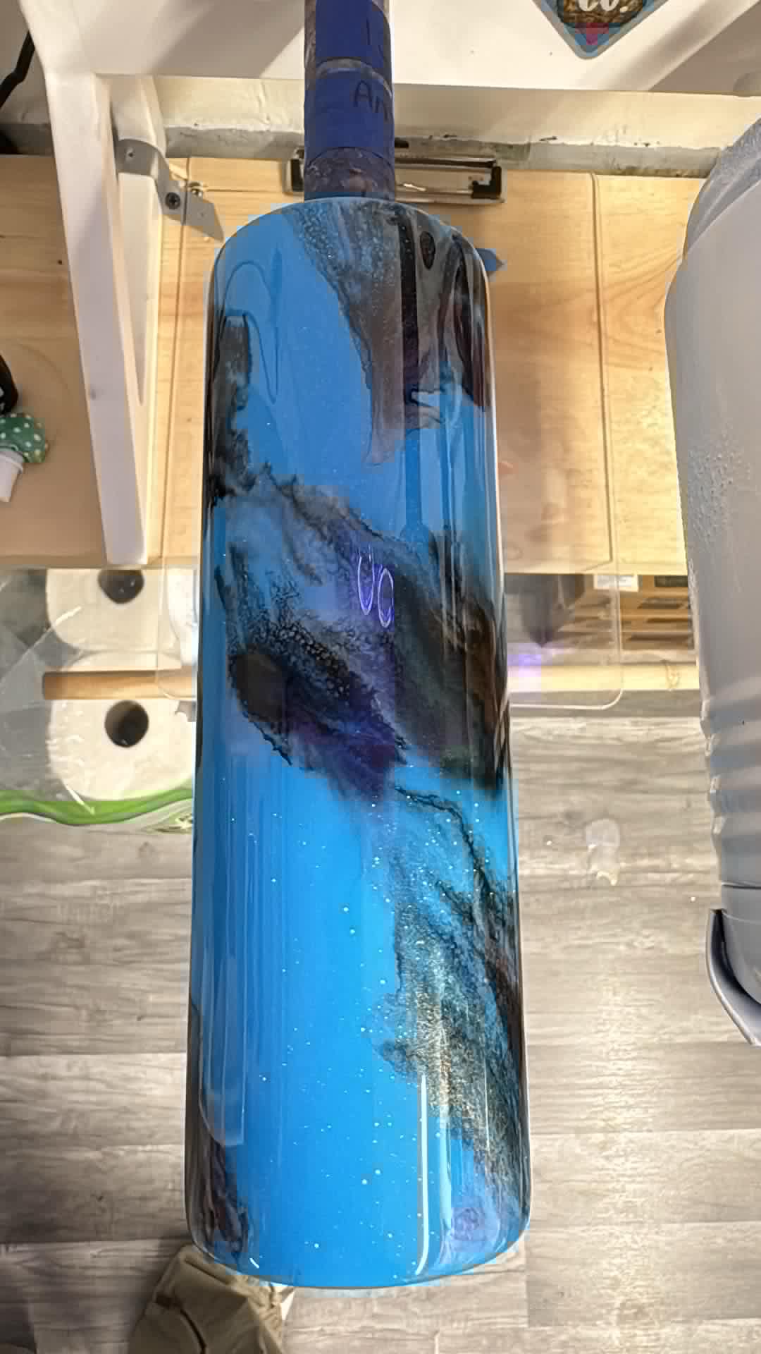 1313 ~ 30oz Skinny ~ oasis blue ~ AMY F – Chaotic Chaos Designs