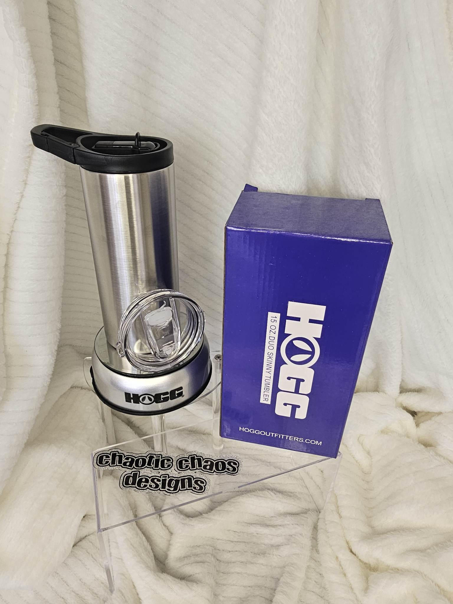 719 ~ 15oz Duo ~ STAINLESS GLOW BASE ROCK CANDY ~ AMY F – Chaotic Chaos ...