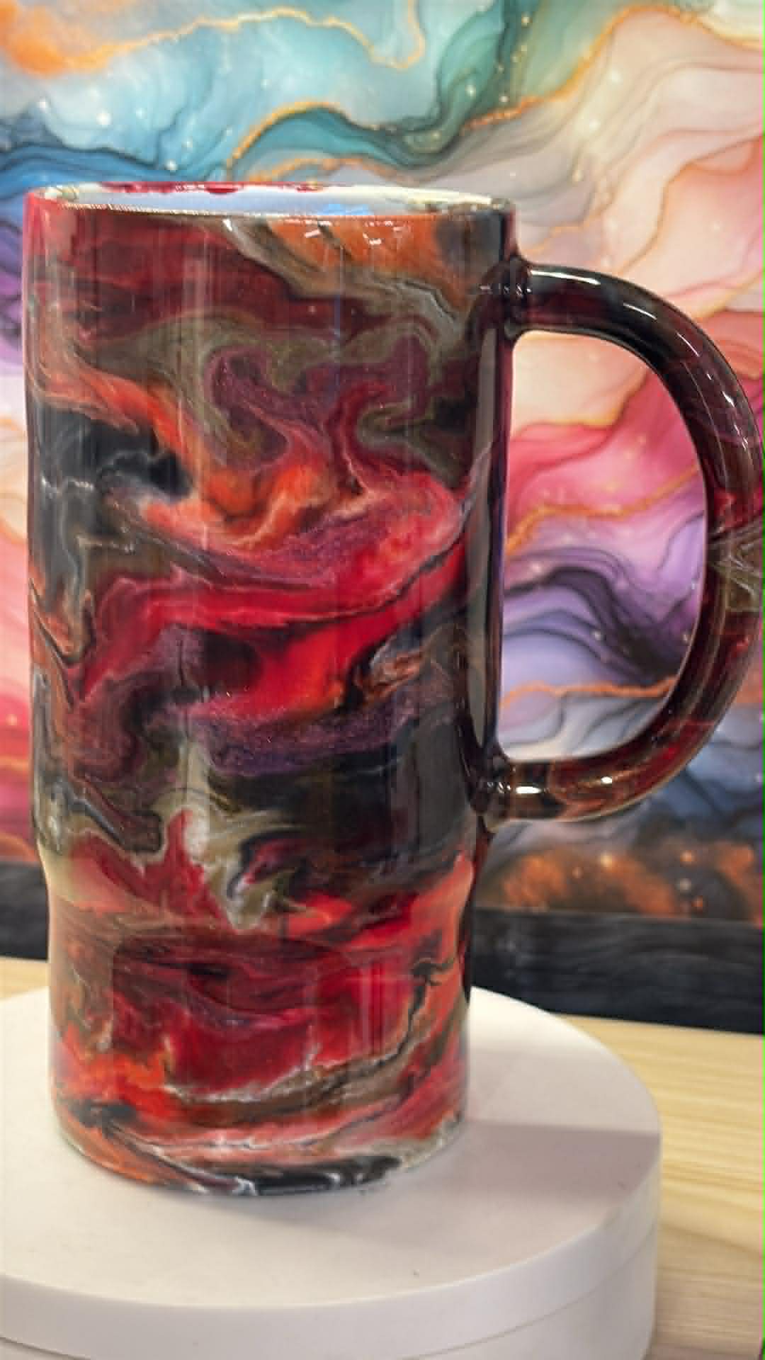 2106 ~ 16oz travel mug maggie ~ WHITE – Chaotic Chaos Designs