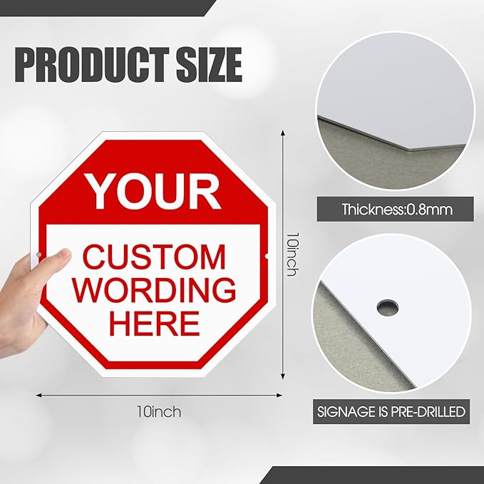 10X10 OCTAGON DESIGN-YOUR-OWN METAL SIGN OR WALL HANGING – Chaotic ...