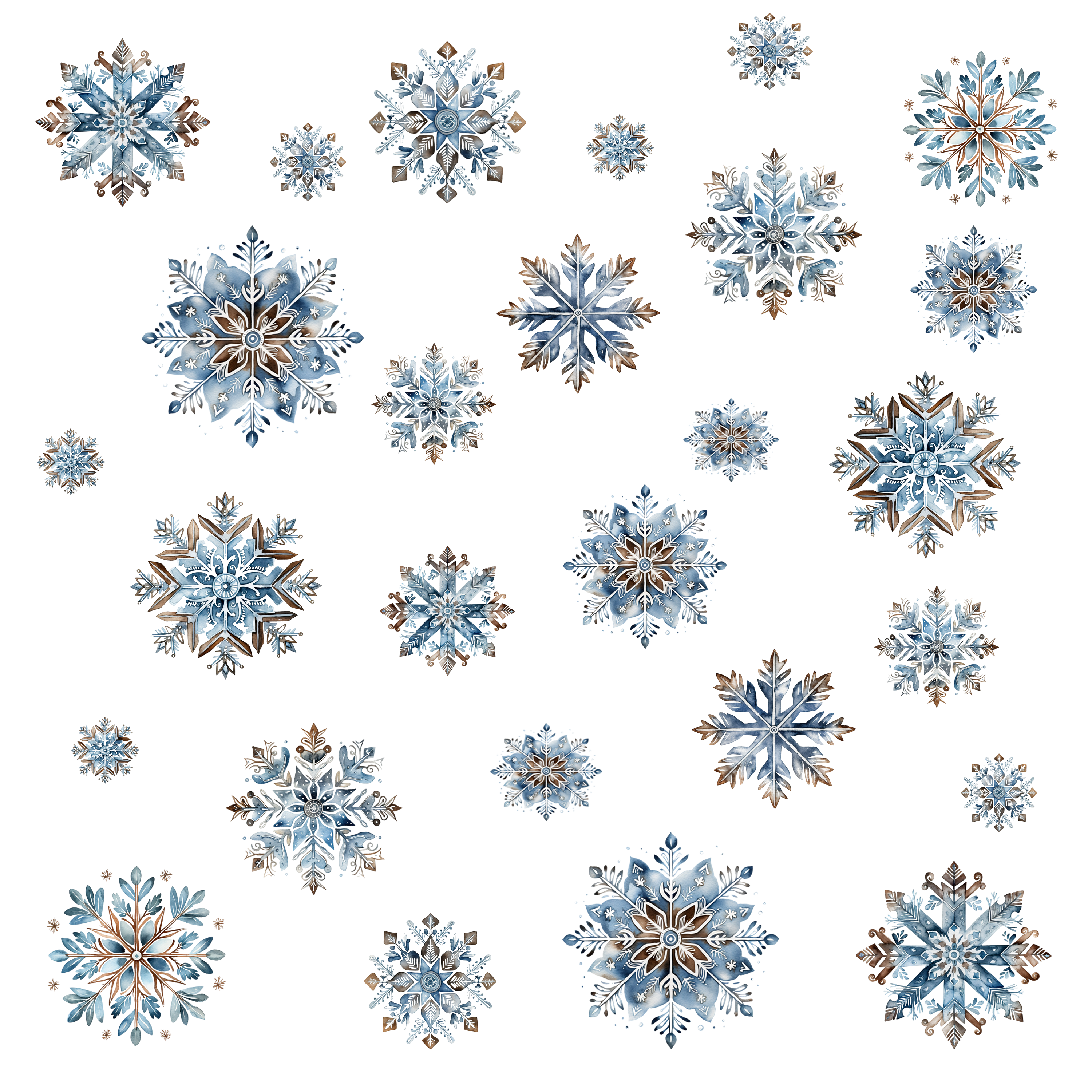WESTERN SNOWFLAKE ELEMENT SHEET – Chaotic Chaos Designs