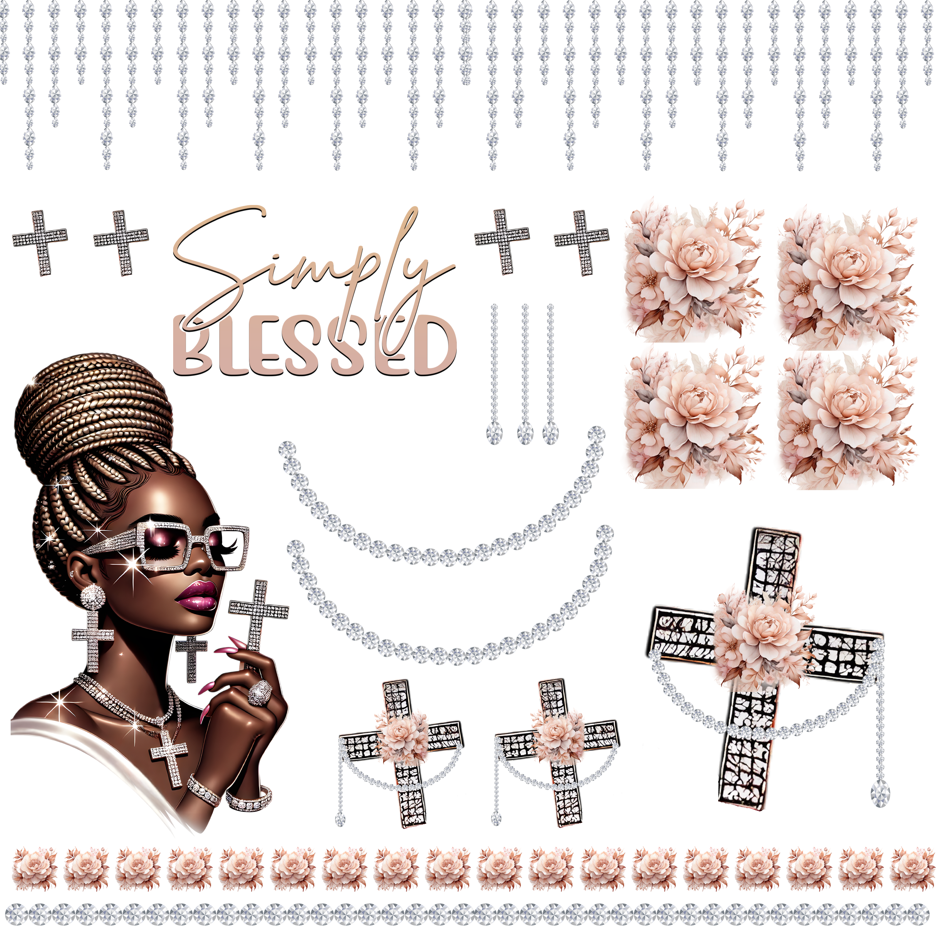 SIMPLY BLESSED SHEET 1 – Chaotic Chaos Designs